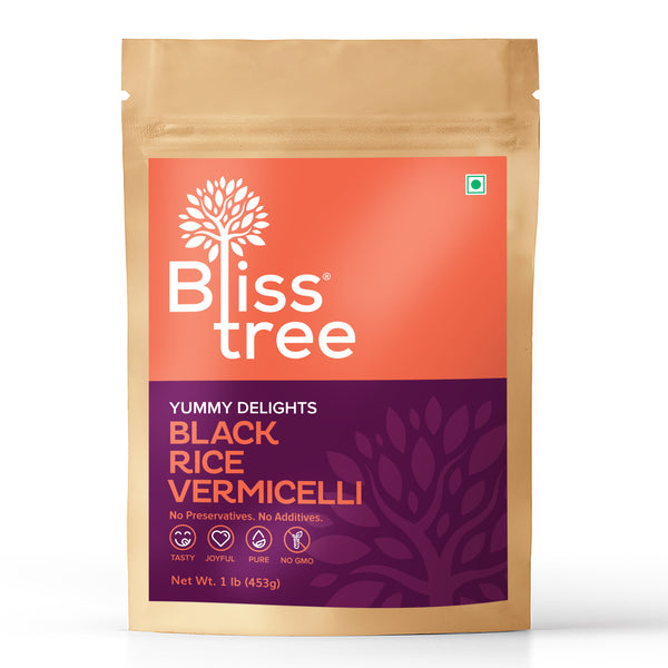 Black Rice (Kavuni) Vermicelli - 1lb - Bliss Tree Florida